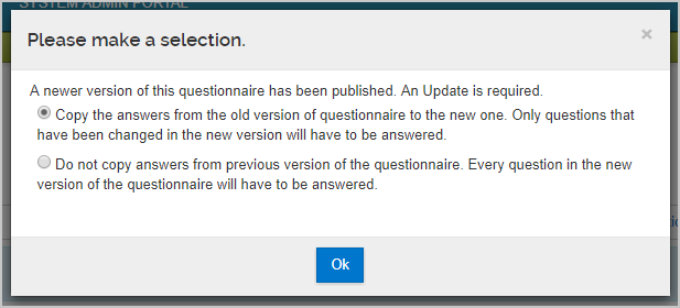 Maintenance - Update a Questionnaire – Kuali Research
