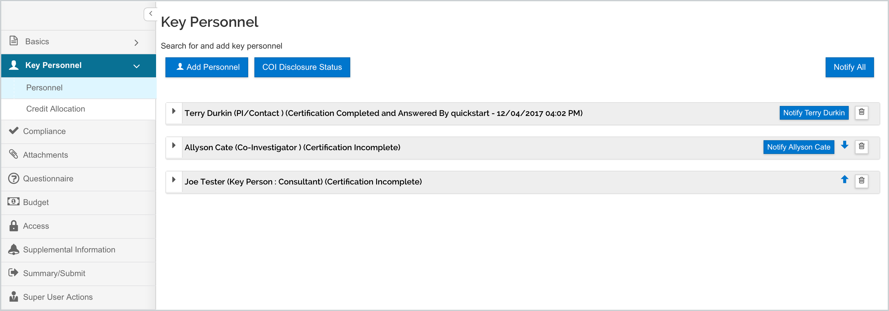 Proposal - Personnel – Kuali Research