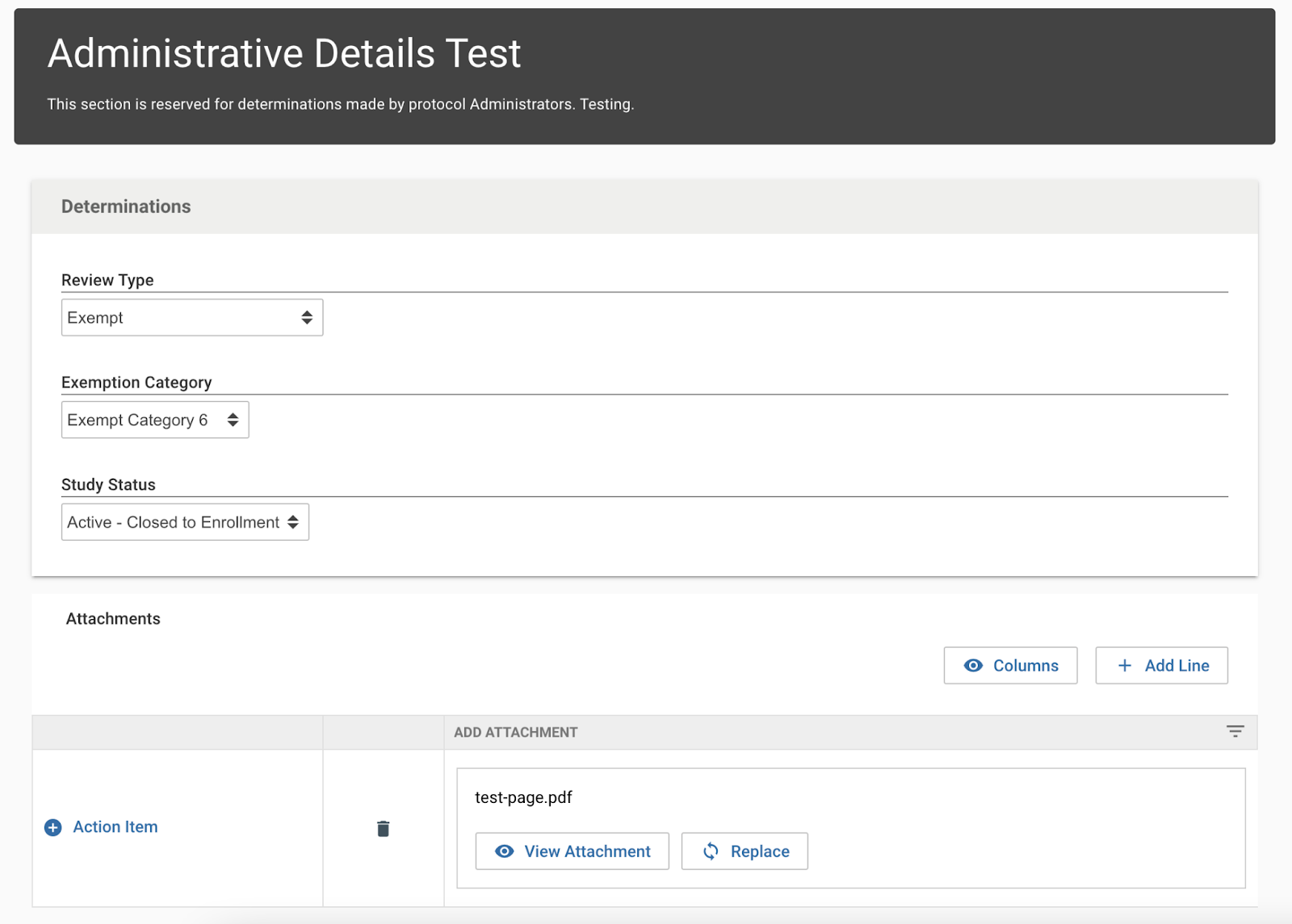 Protocols - Admin Only Form – Kuali Research