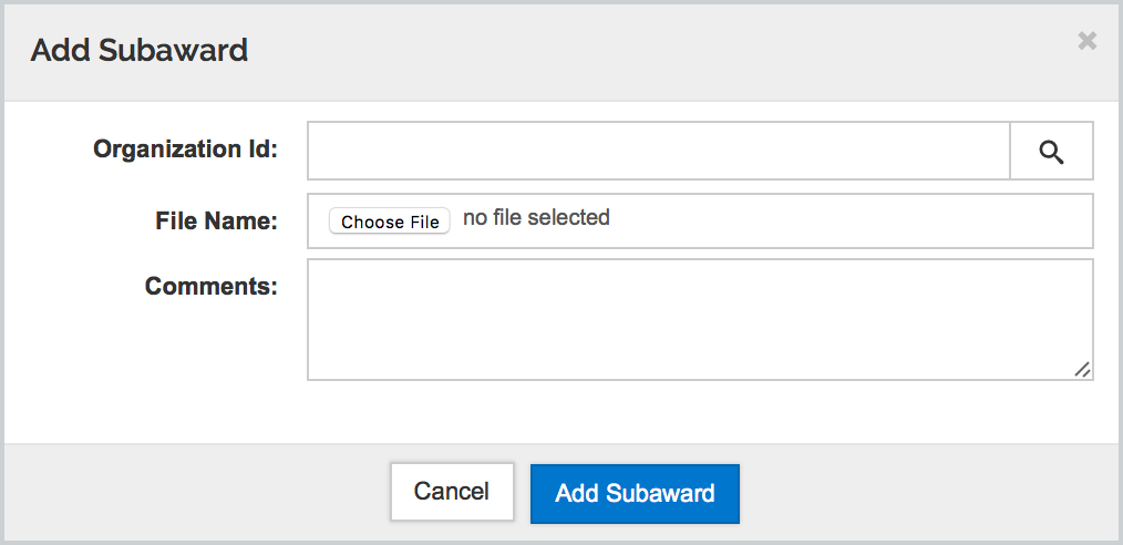 Proposal Budget - Subawards – Kuali Research
