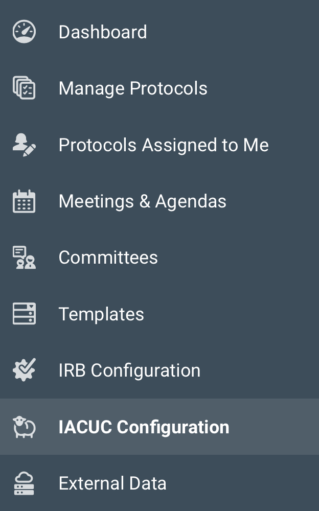 Protocols - IACUC Configuration – Kuali Research